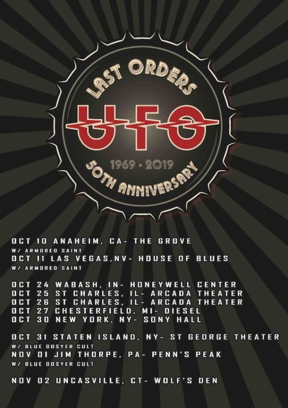 UFO ANNOUNCES FINAL NORTH AMERICAN "LAST ORDERS" TOUR - Eddie Trunk