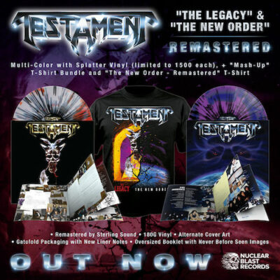 TESTAMENT REMASTERED VERSIONS OF “THE LEGACY” & “THE NEW ORDER” OUT NOW ...